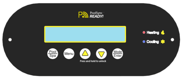 5 Button Push Display - AquaCal Website