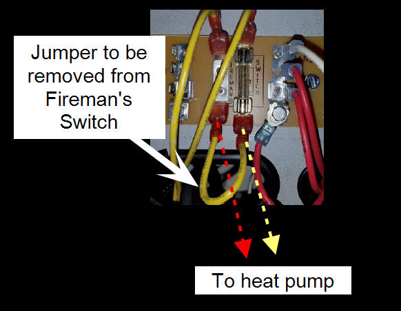 Connecting Gas Backup Heater to Heat Pump