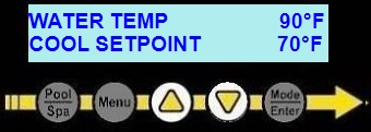 Set a desired temperature (setpoint) for the heat pump to activate